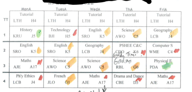 Harwich & Dovercourt High School - RAG Timetables - Eastern Opportunity ...